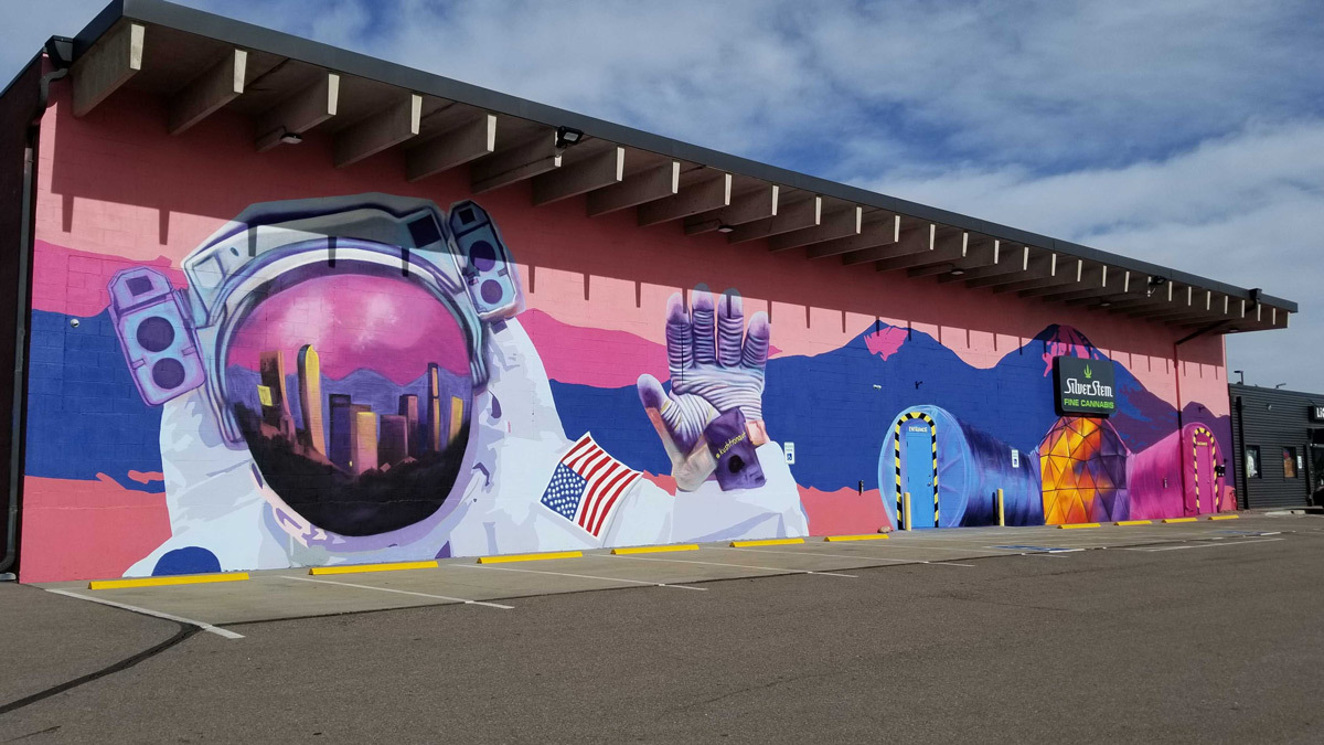 Best Cannabis Mural - New Art Object and Selfie Spot in Denver