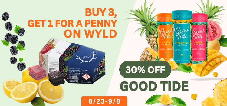 Enjoy the Best Deals on Wyld & Good Tide Gummies in Cannabis Dispensaries