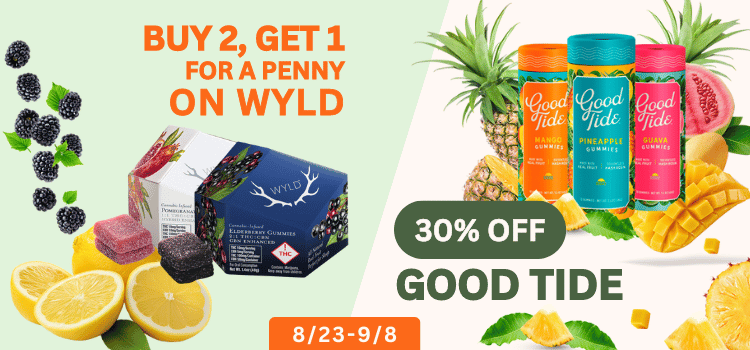 Enjoy the Best Deals on Wyld & Good Tide Gummies in Cannabis Dispensaries