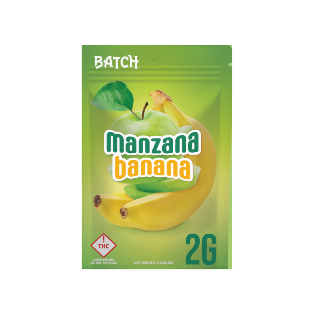 Batch Cartridge | Manzana Banana 1g Med